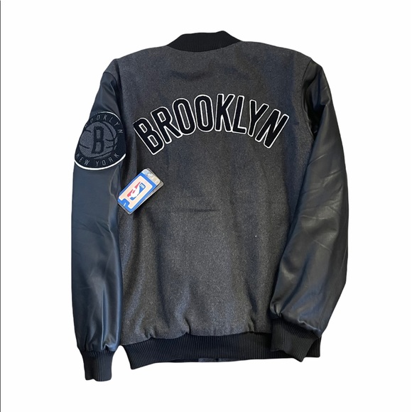 NBA | Jackets & Coats | Brooklyn Nets Nba Letterman Varsity Bomber ...